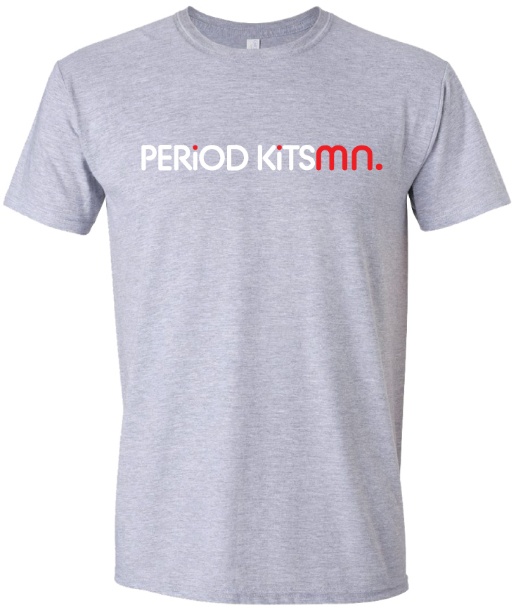 Period Kits MN Classic Tee - Gray - Period Kits MN