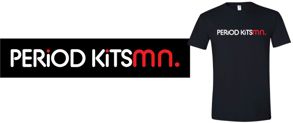 Period Kits MN Classic Tee - Black - Period Kits MN